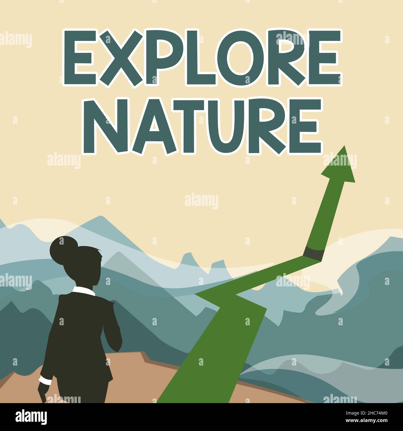 Hand writing sign Explore Nature. Internet Concept Reserve Campsite ...