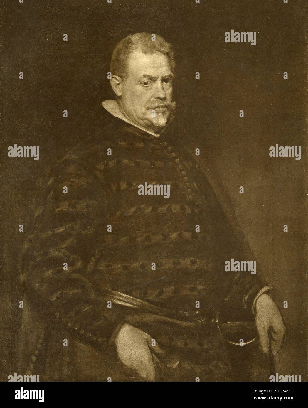 Portrait of a Man, painting by Spanish artist Diego Velasquez, Munich ...