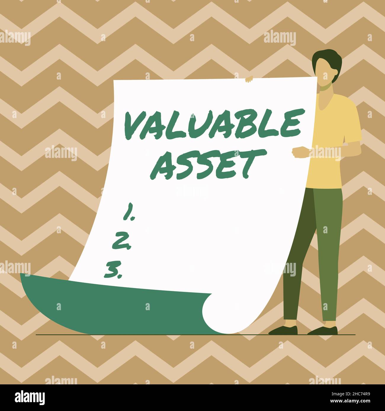 Hand writing sign Valuable Asset. Word Written on Your most valuable ...