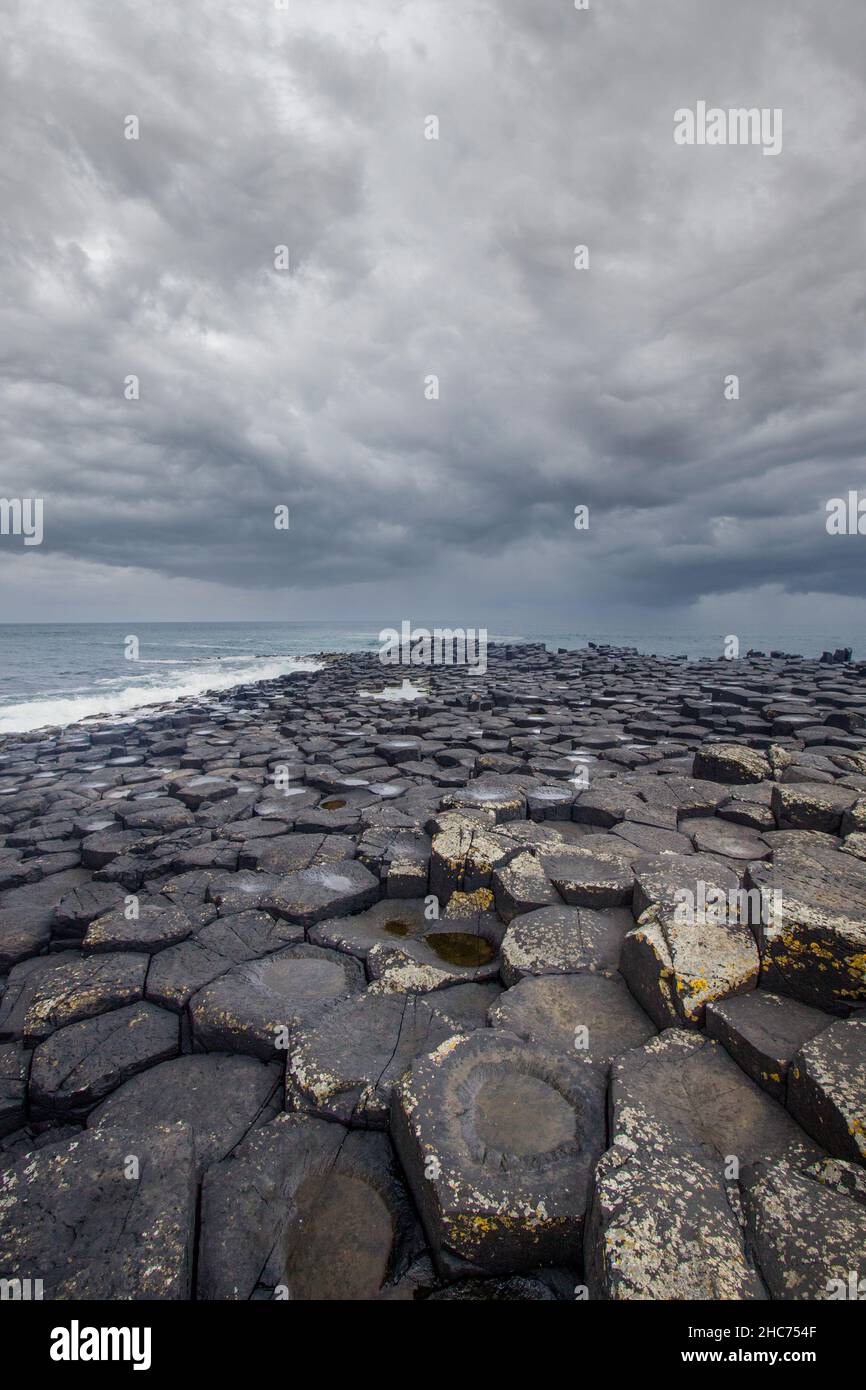 Northern Ireland Sea Coast Sunset, Antrim landscapes, Giants of ...