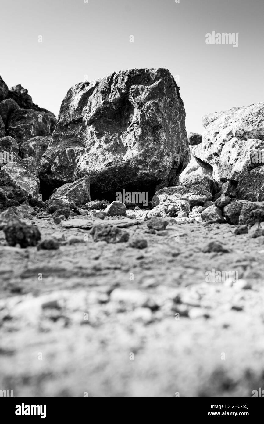 Big grey rocks hi-res stock photography and images - Alamy