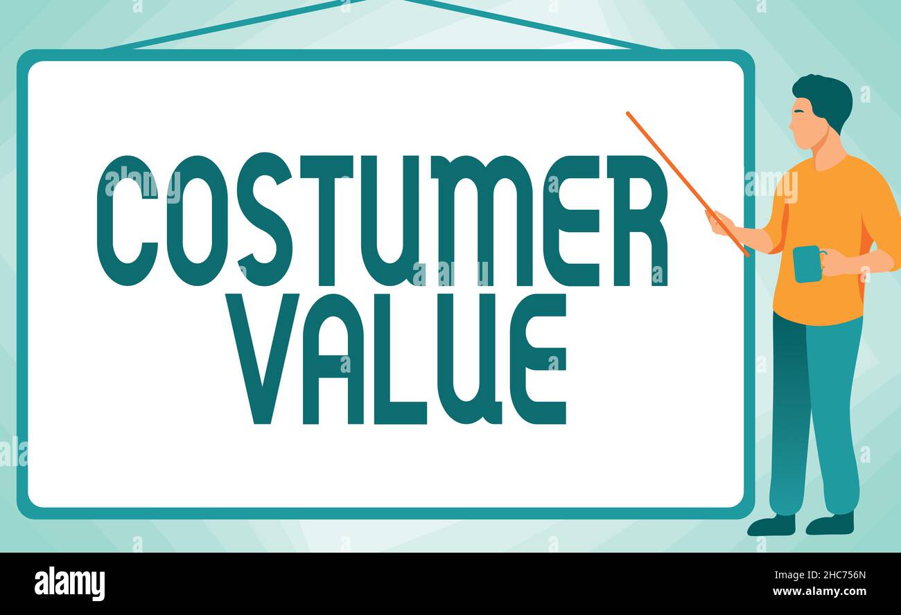 Inspiration showing sign Costumer Value. Word Written on Amount of ... Inspiration showing sign Costumer Value. Word Written on Amount of ...