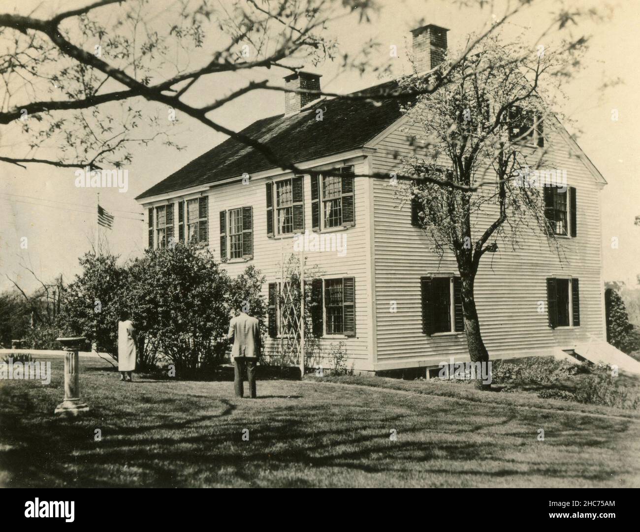 A Typical House in Rhode Island, USA 1950s Stock Photo - Alamy