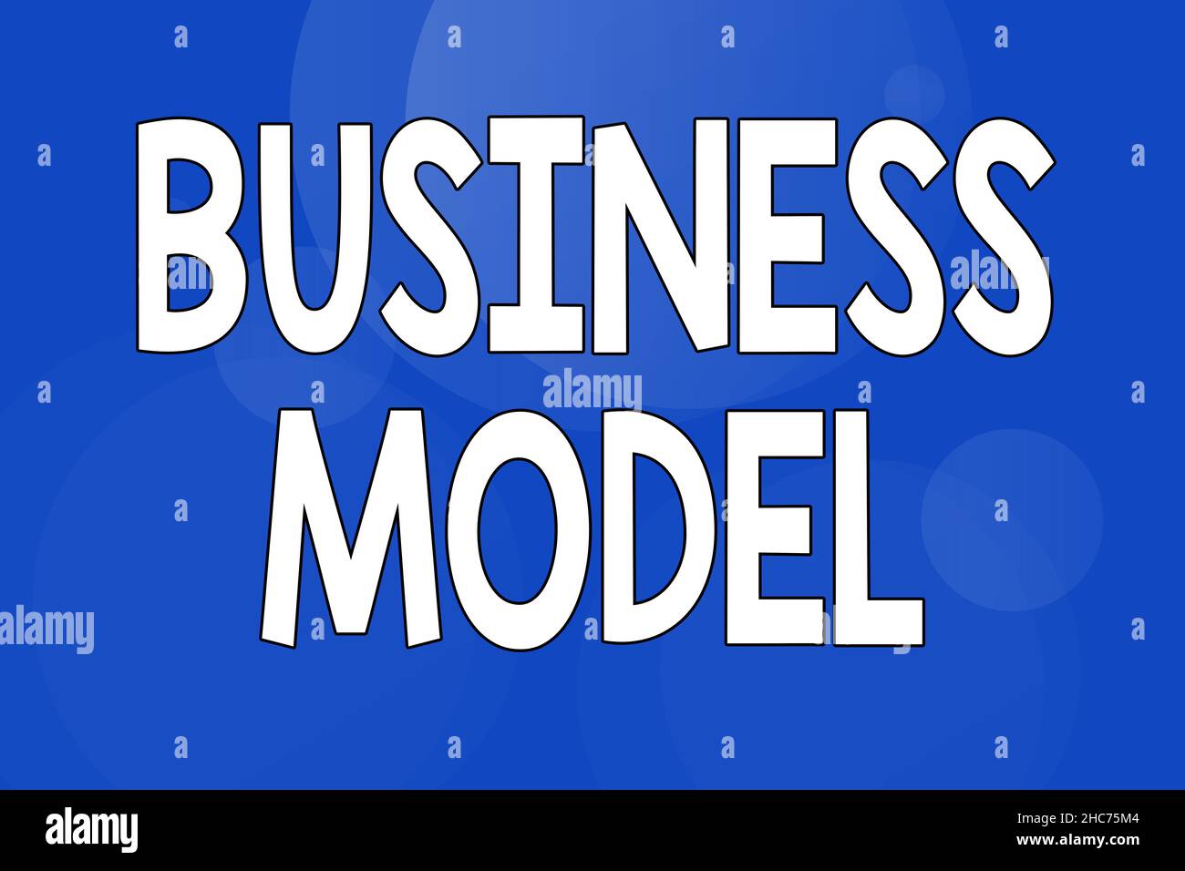 Hand writing sign Business Model. Business approach Identifying revenue ...