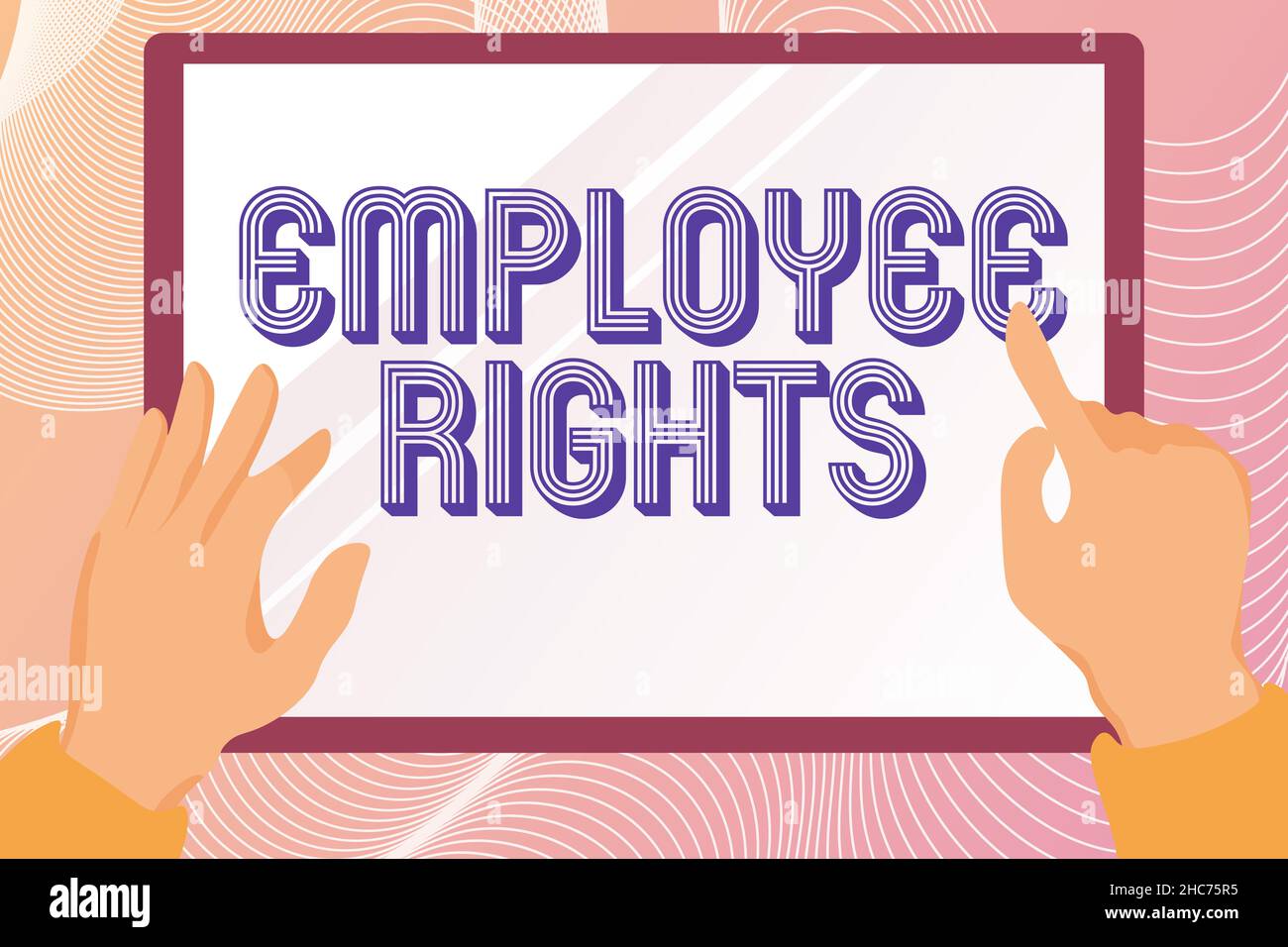 Conceptual caption Employee Rights. Business idea All employees have ...