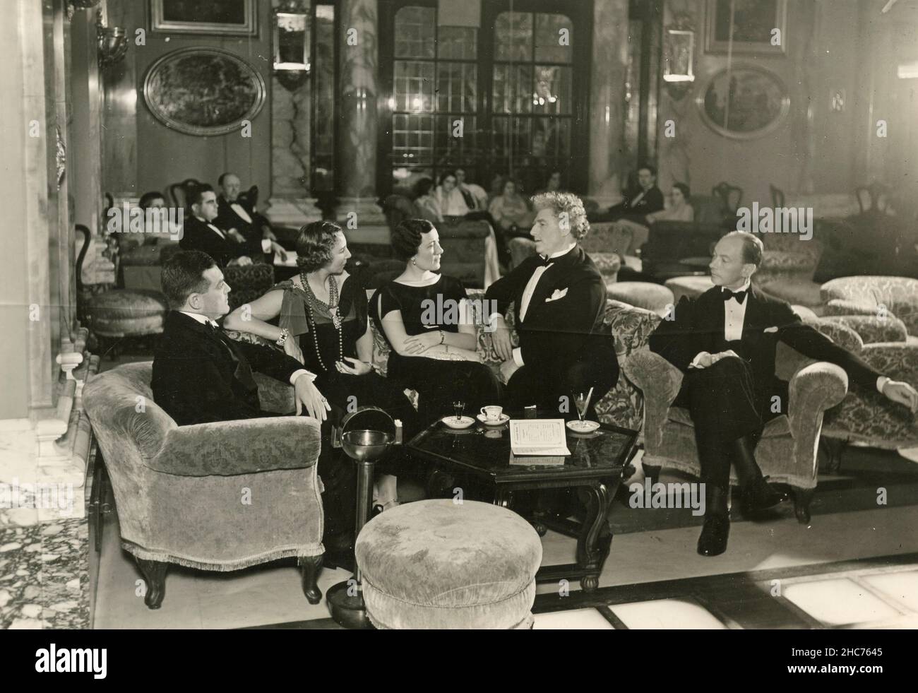 Italian operatic tenor Giovanni Martinelli at a Reception, USA 1920s ...