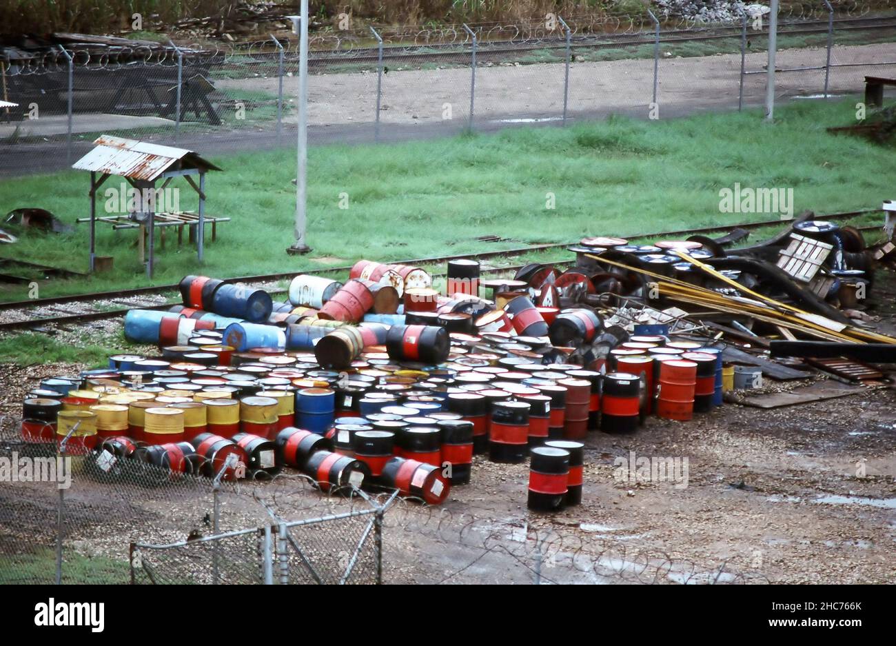 A stack of industrial waste in an empty space Stock Photo - Alamy