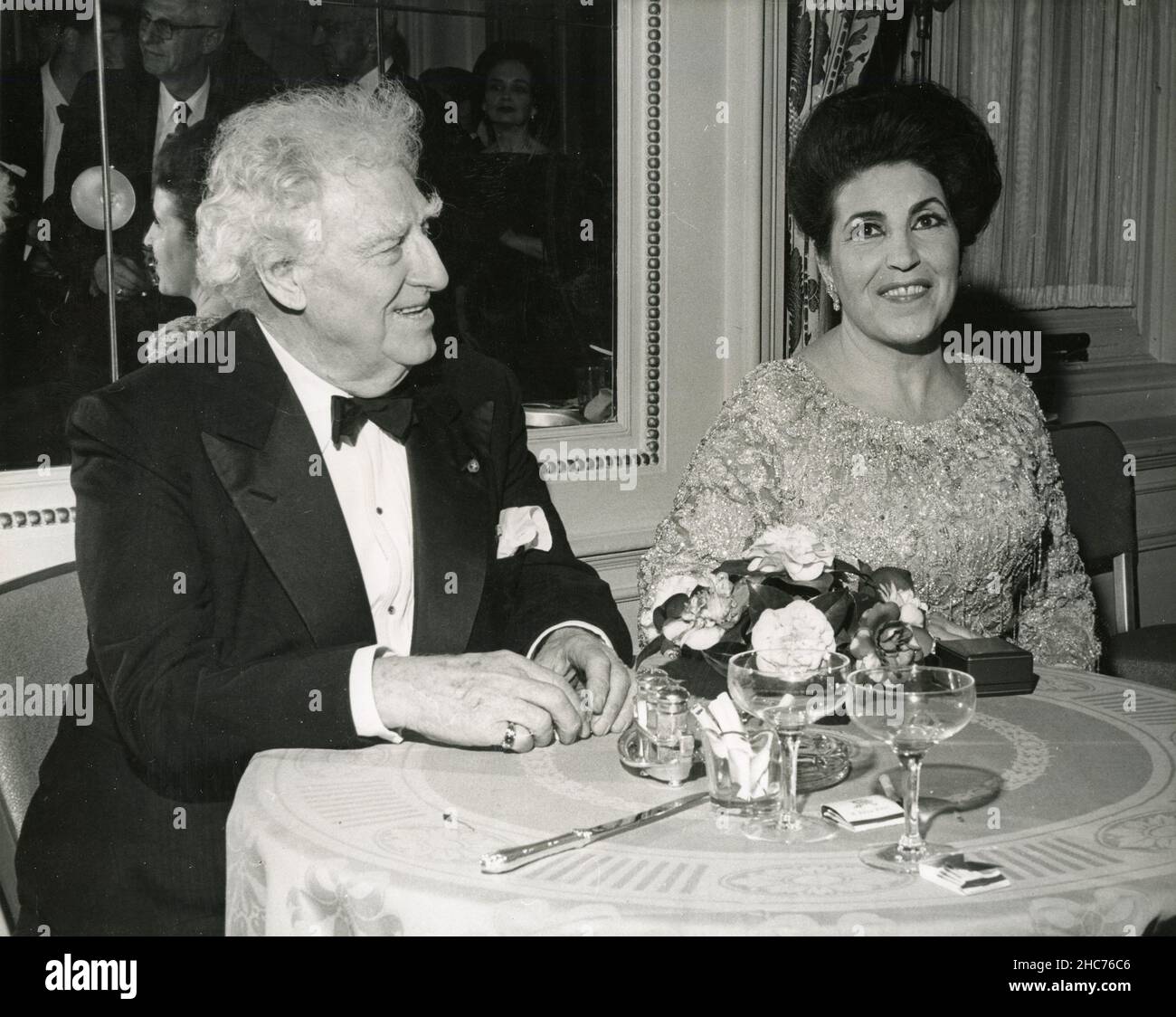 Italian operatic tenor Giovanni Martinelli and Italian-American ...