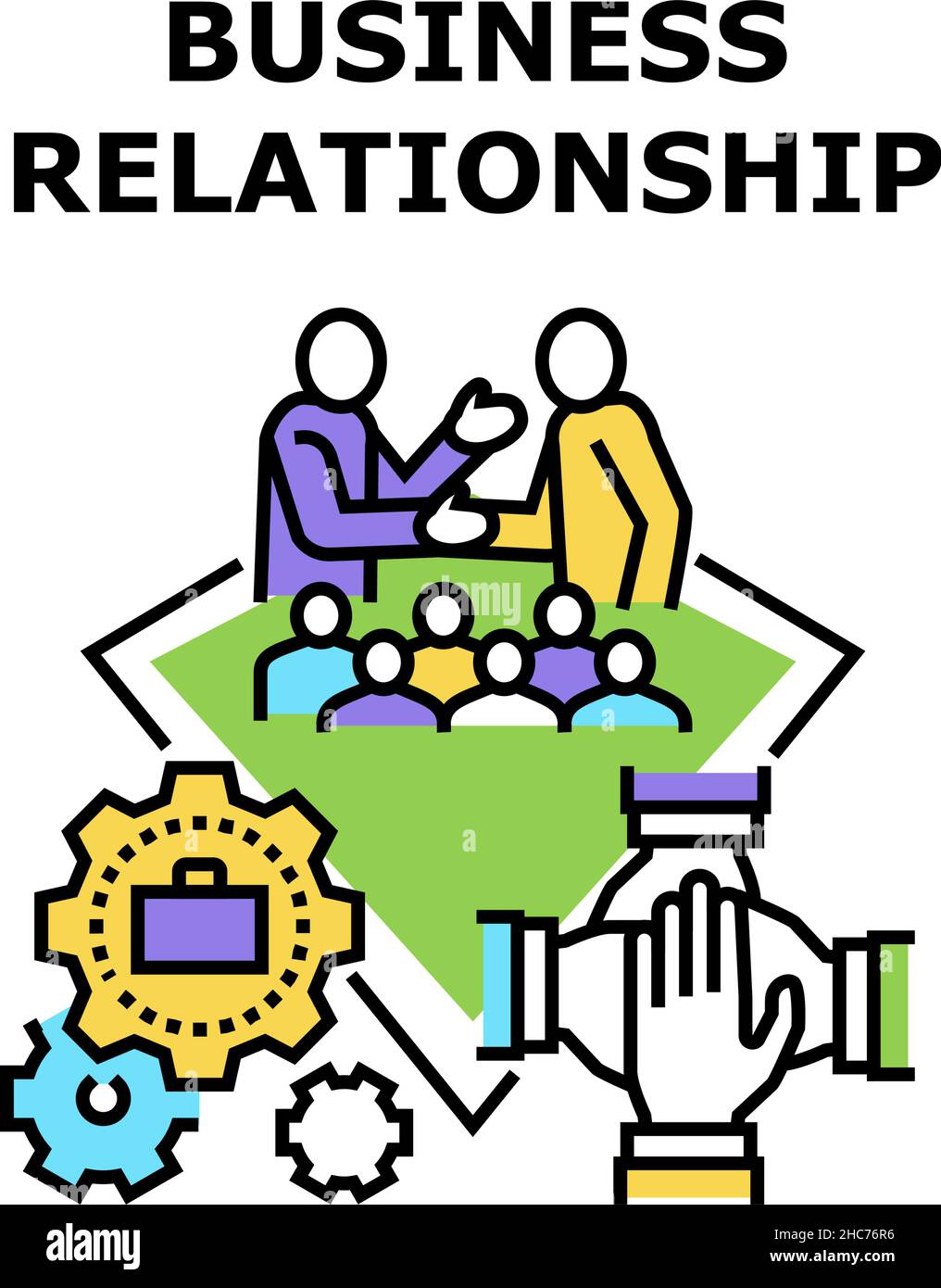 Vector Concept Color Illustration Stock Vector Image & Art - Alamy