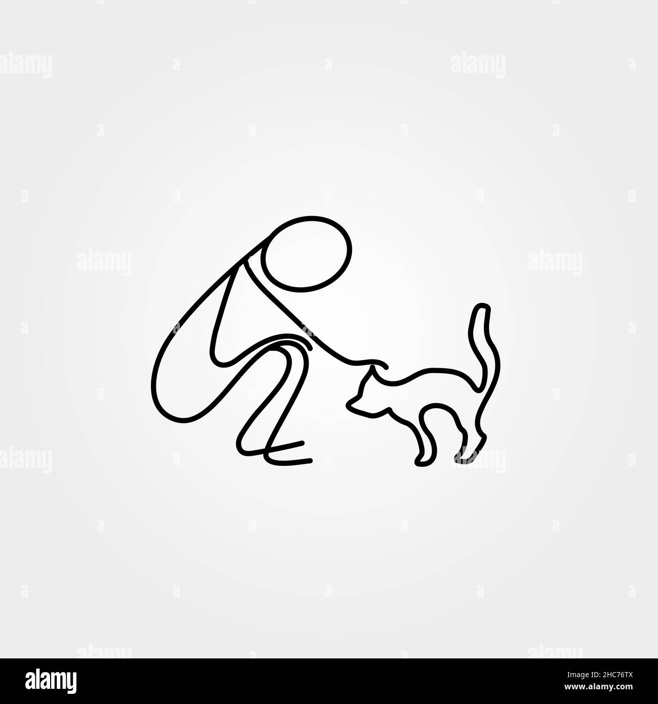 Stick figure illustration Black and White Stock Photos & Images - Alamy