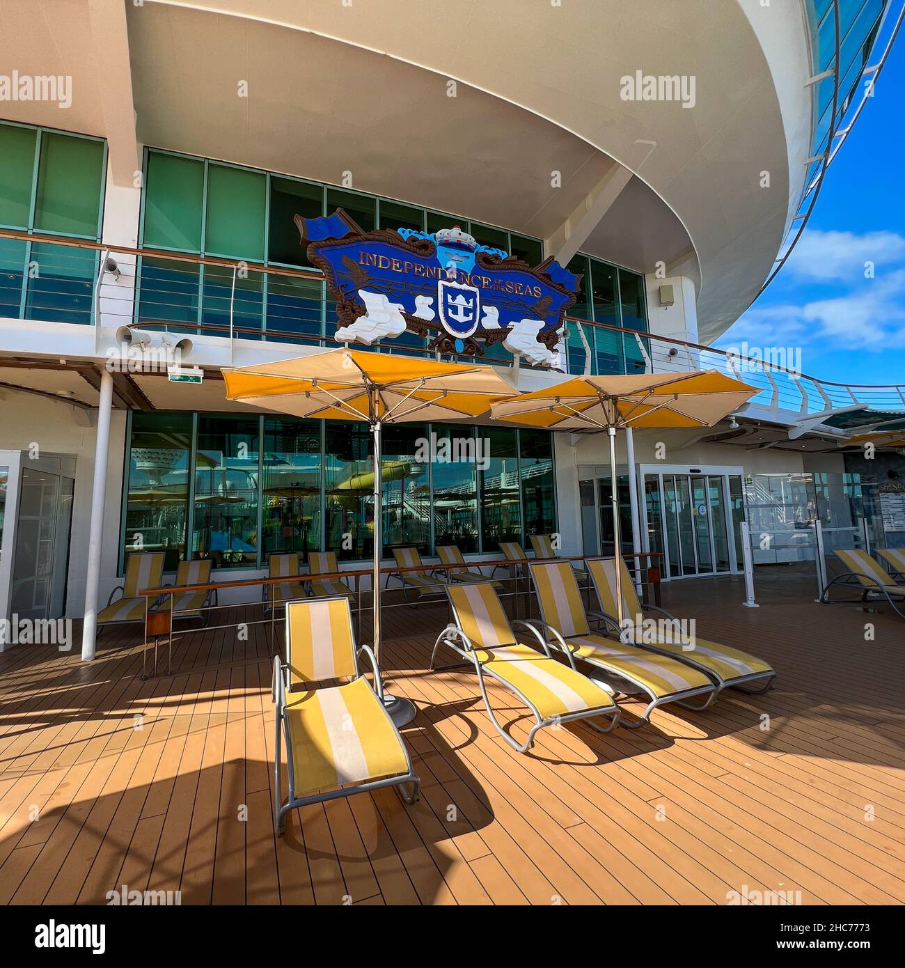 Royal caribbean logo hi-res stock photography and images - Alamy