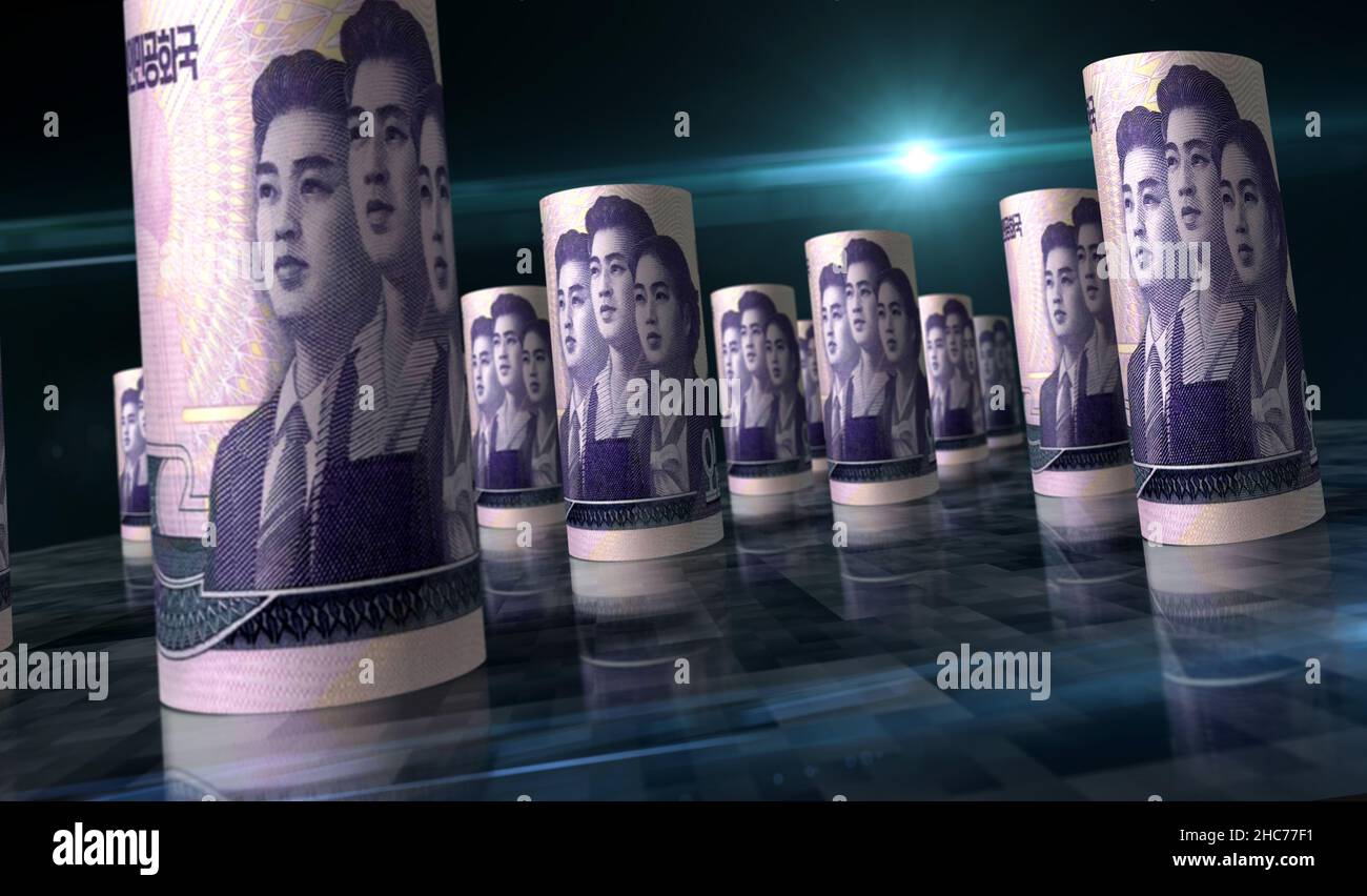 North korean banknotes hi-res stock photography and images - Alamy