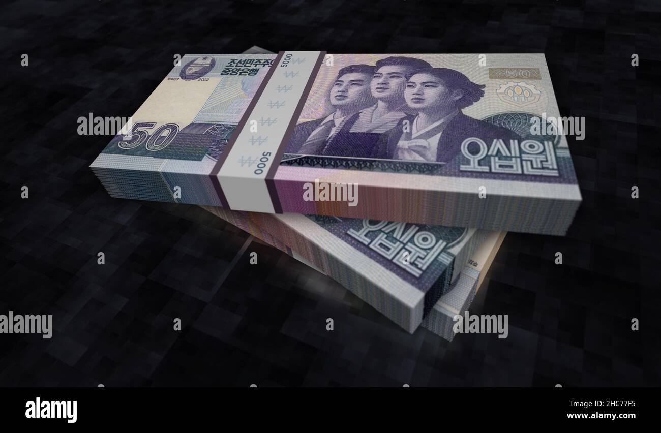 North korean banknotes hi-res stock photography and images - Alamy