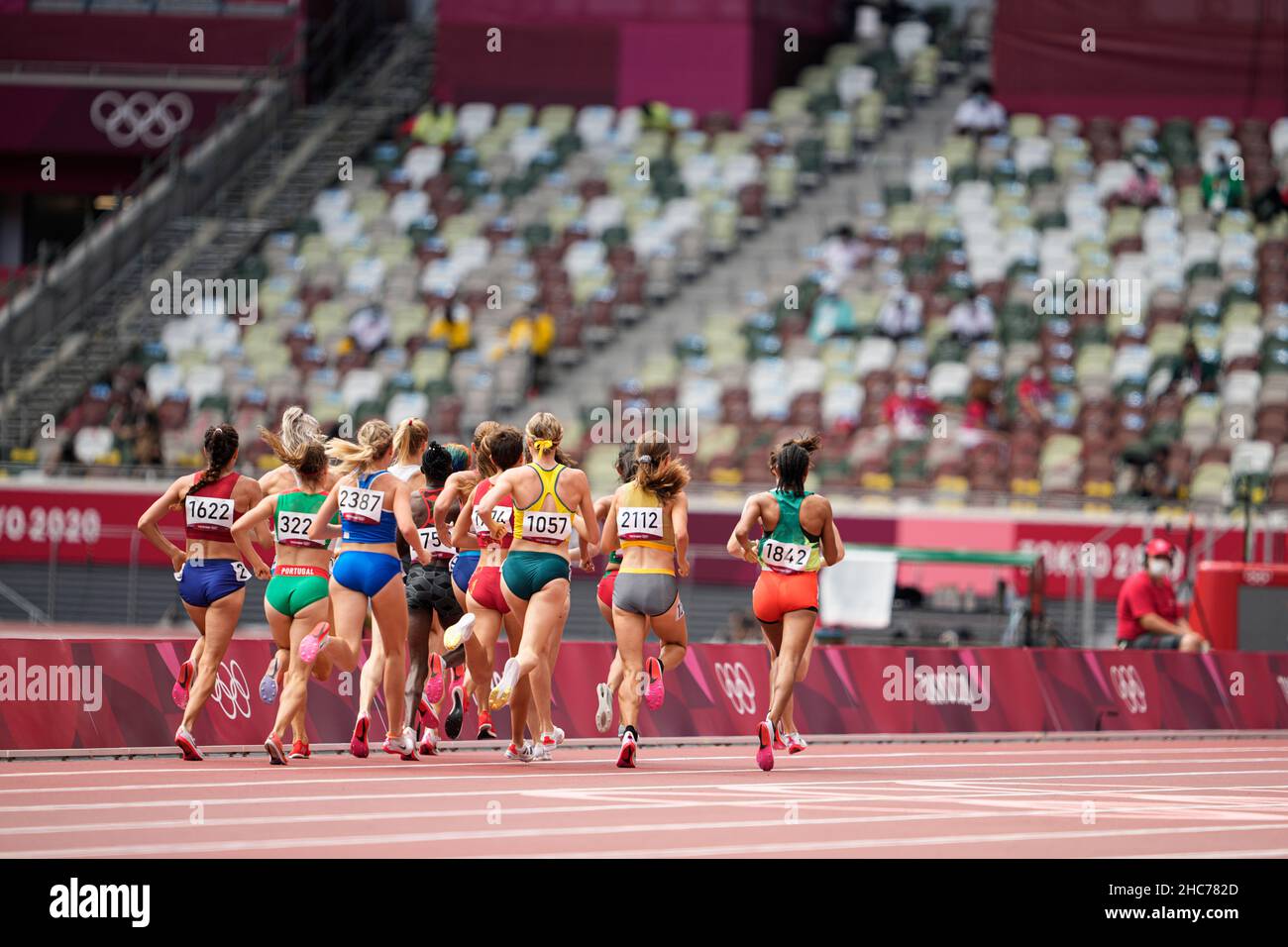 1500 meter race at the 2020 Tokyo Olympics Stock Photo - Alamy