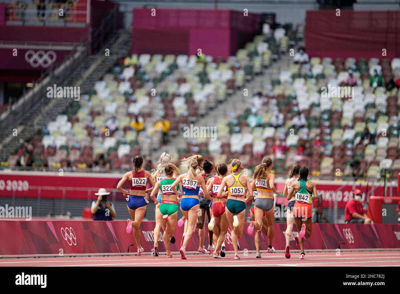 1500 meter race at the 2020 Tokyo Olympics Stock Photo - Alamy