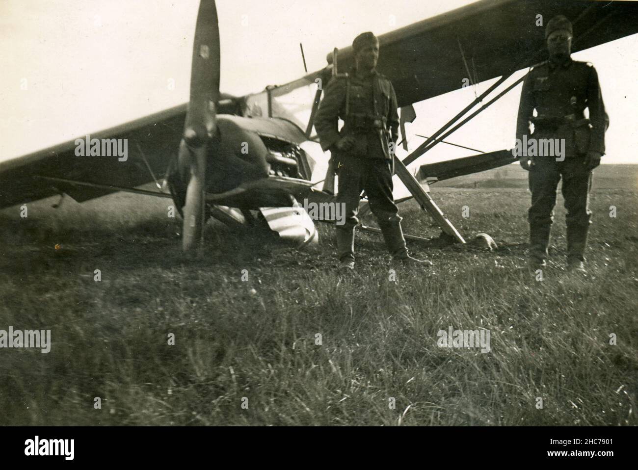 Storch airplane hi-res stock photography and images - Alamy