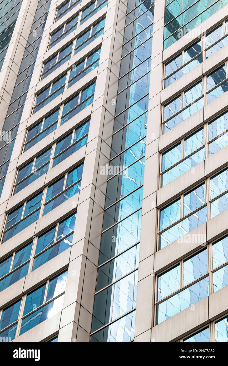 Skyscraper facade with windows Stock Photo - Alamy
