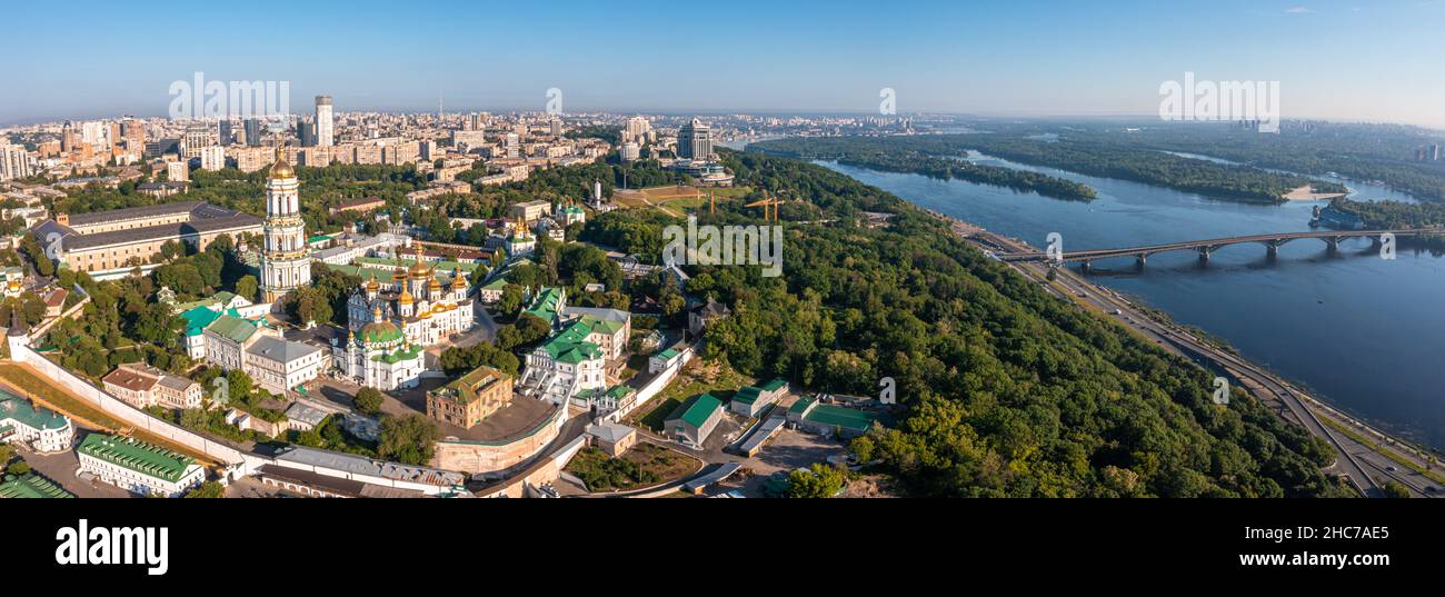 Aerial view of the Mother Motherland monument in Kiev Stock Photo - Alamy