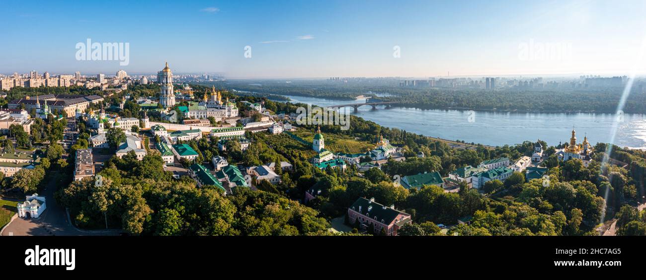Aerial view of the Mother Motherland monument in Kiev Stock Photo - Alamy