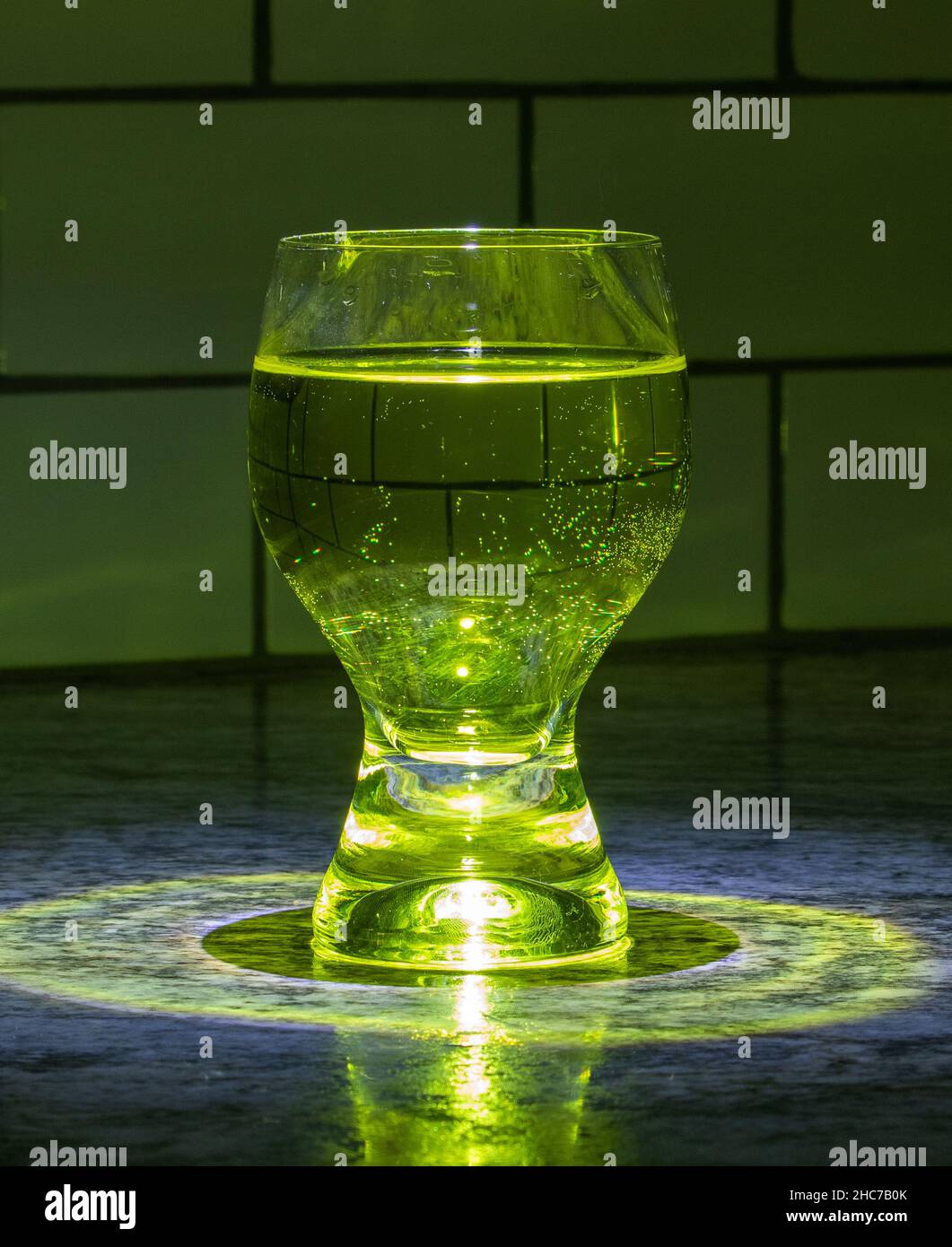 Green glowing drink hi-res stock photography and images - Alamy
