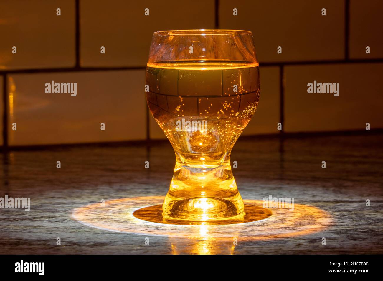 An illuminated drink Stock Photo - Alamy