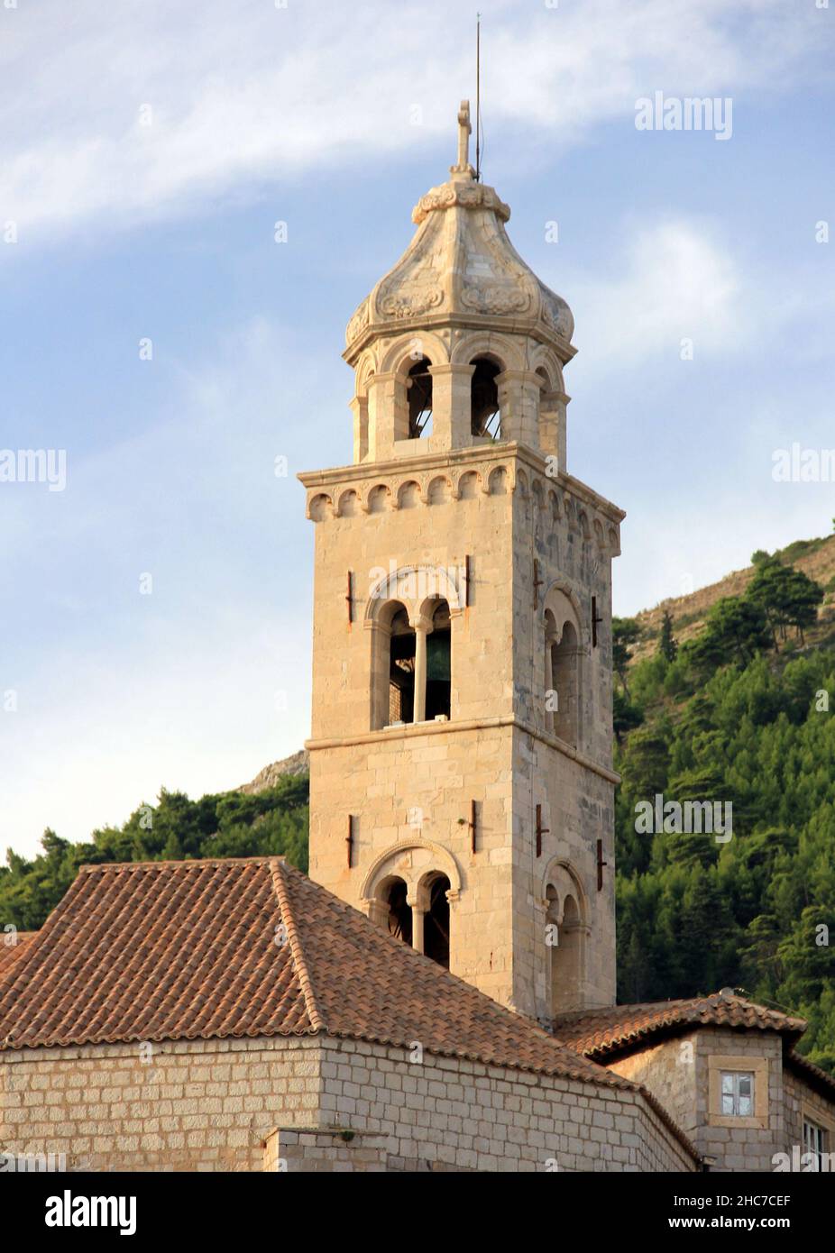 Medieval and renaissance bell-tower (built in 14th-16th centuries) of ...