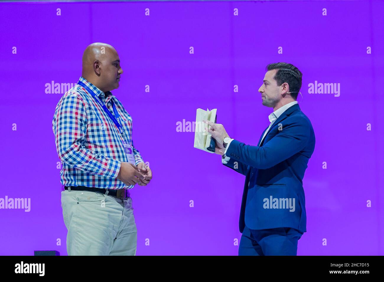 Johannesburg, South Africa - August 21, 2018: Celebrity Mentalist Gilan ...