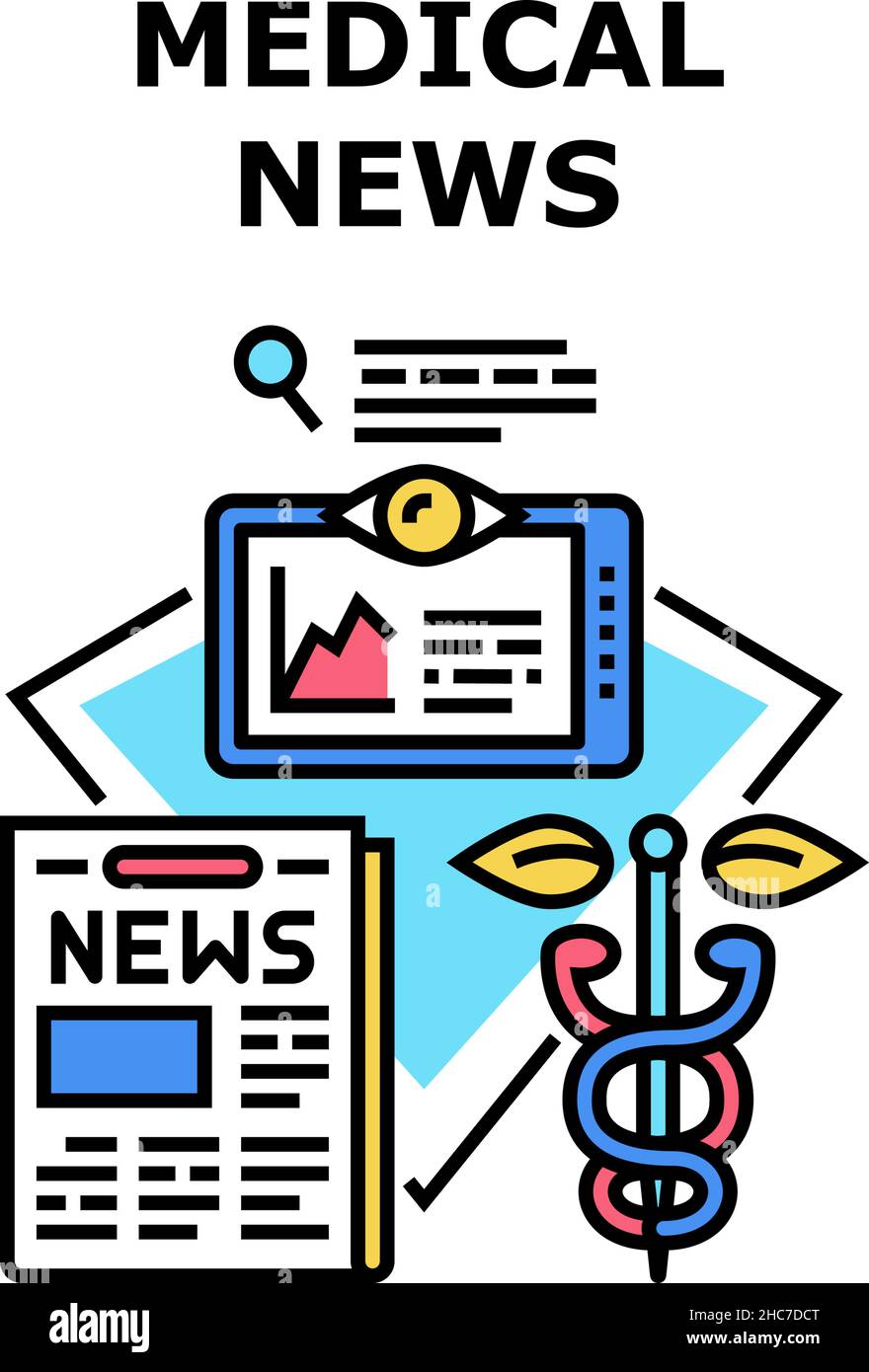Medical News Vector Concept Color Illustration Stock Vector Image & Art ...
