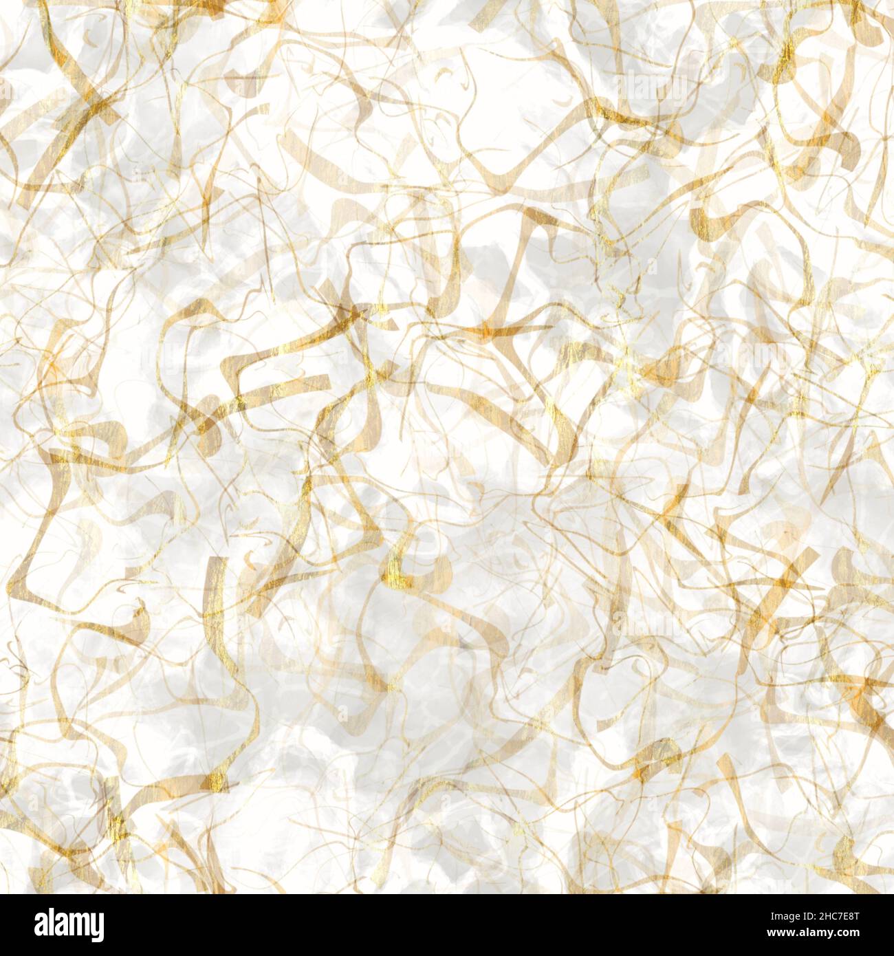 Handmade white gold metallic rice sprinkles paper texture. Seamless ...