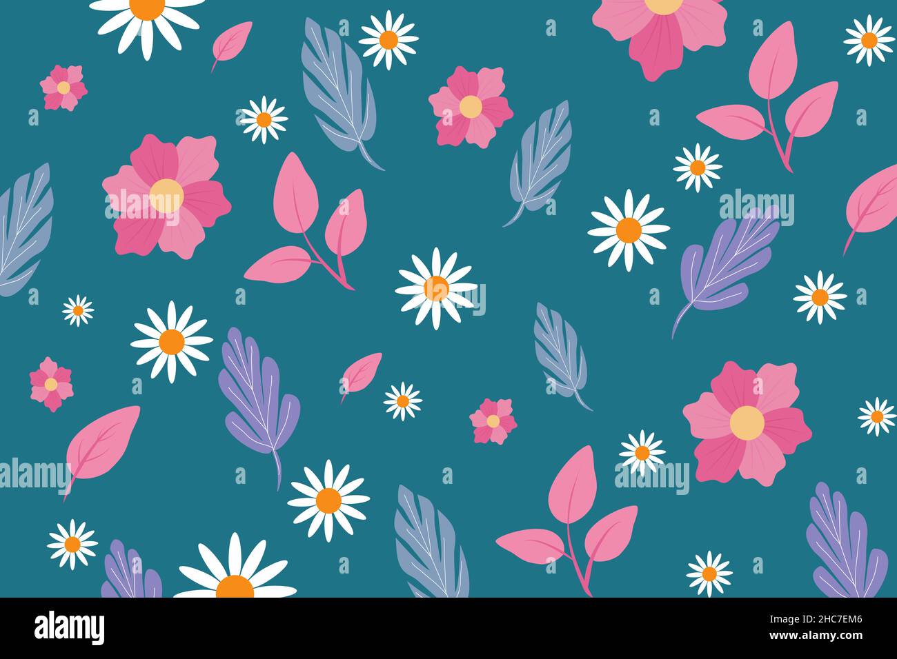 Spring pattern background, with bright elegant color looks fresh with ...