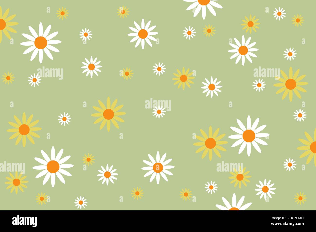 Spring blooming flower pattern background, with bright elegant color ...