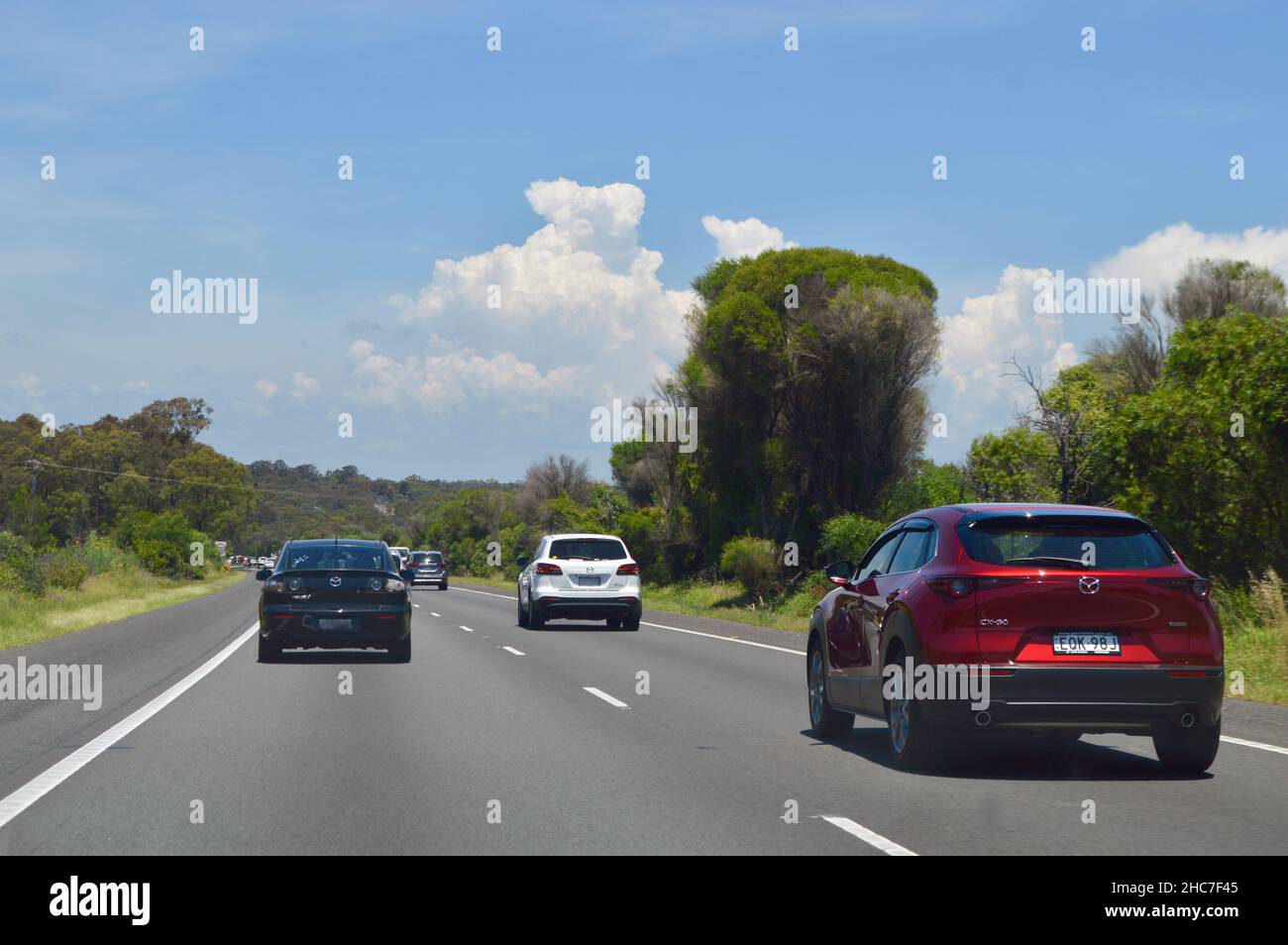 A view on the M7 motorway in Sydney, Australia Stock Photo - Alamy
