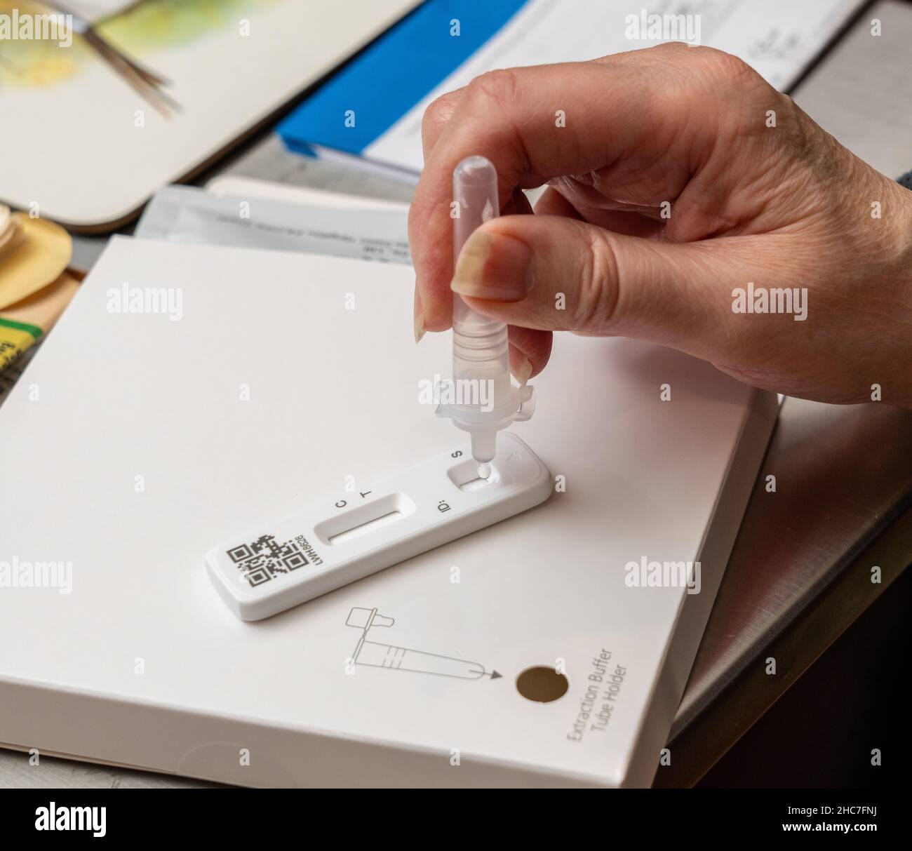 Negative covid 19 antigen tests hi-res stock photography and images - Alamy