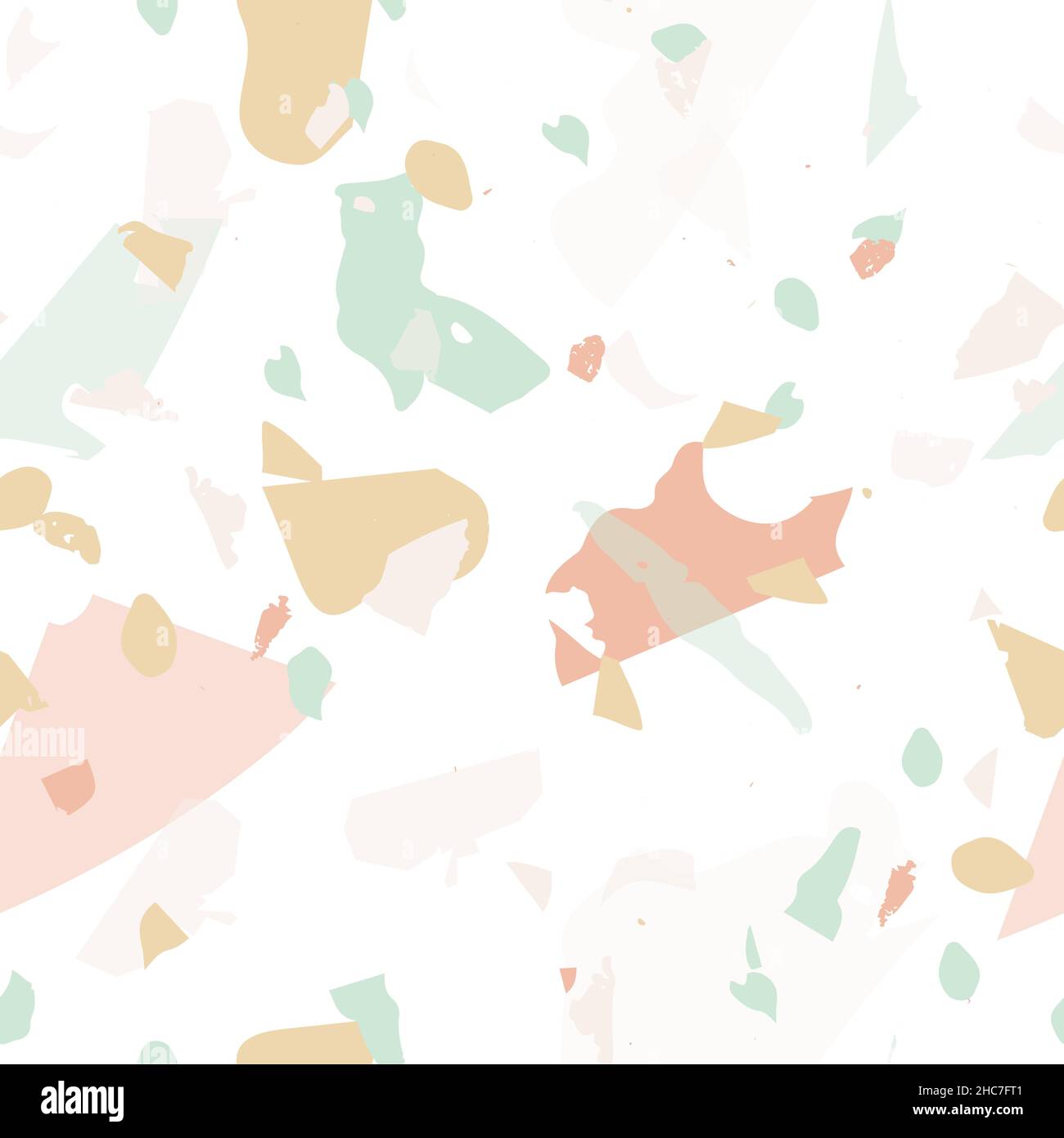 Terrazzo seamless pattern. Earthy minimalistic floor tile for interior ...