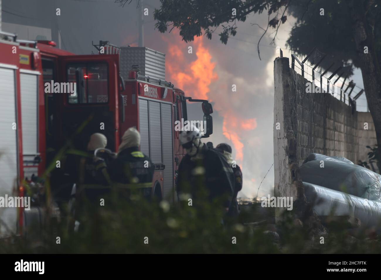 salvador, bahia, brazil - march 19, 2019: Members of the Fire ...