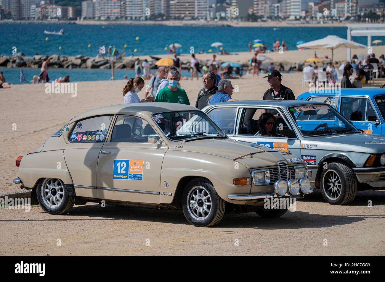 Barcelona, Spain; October 3, 2021: Saab 96, XVIII Costa Brava Historic ...