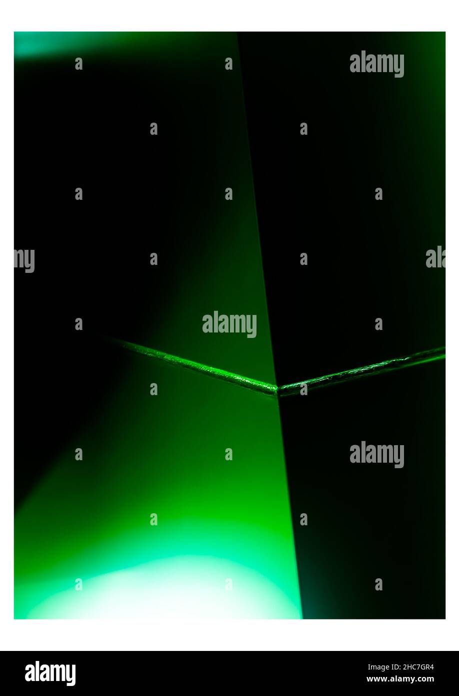 Geometric dark green light Cut Out Stock Images & Pictures - Alamy