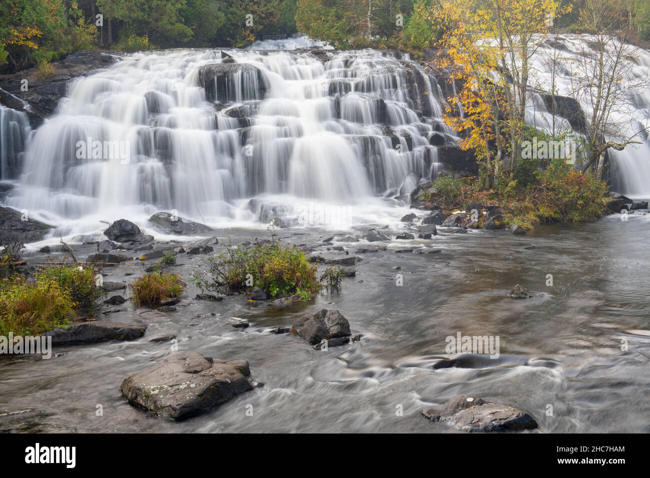 Bond Falls, Upper peninsula, Autumn, Michigan, USA by Dominique Braud ...