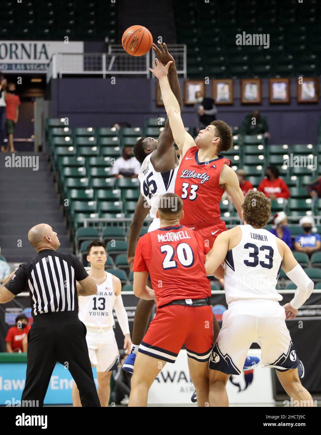 December 25, 2021 - Brigham Young Cougars forward Fousseyni Traore #45 ...