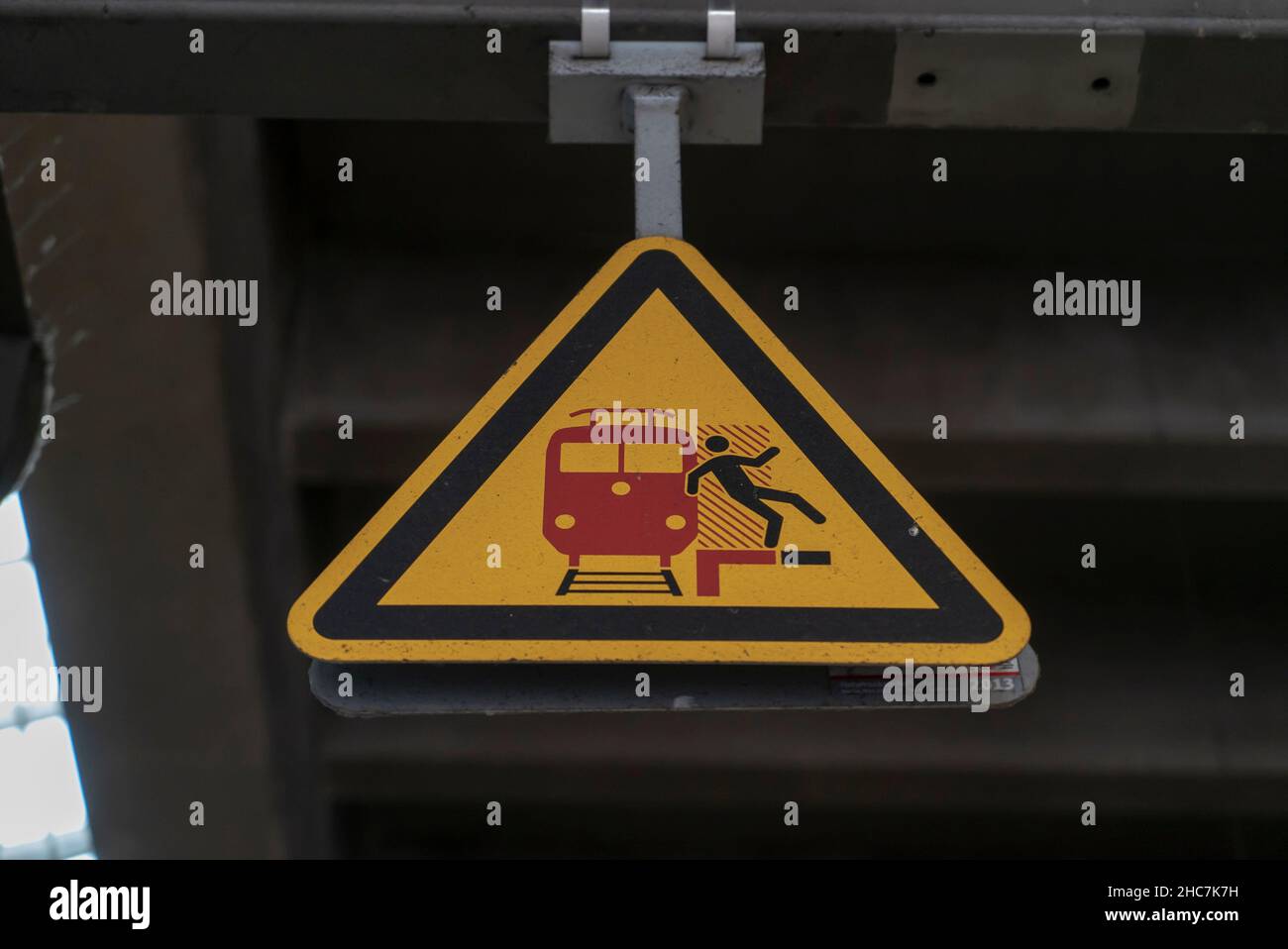 Warning triangle train hi-res stock photography and images - Alamy