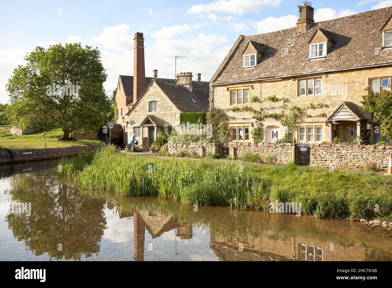 Lower slaughter mill Stock Photo - Alamy