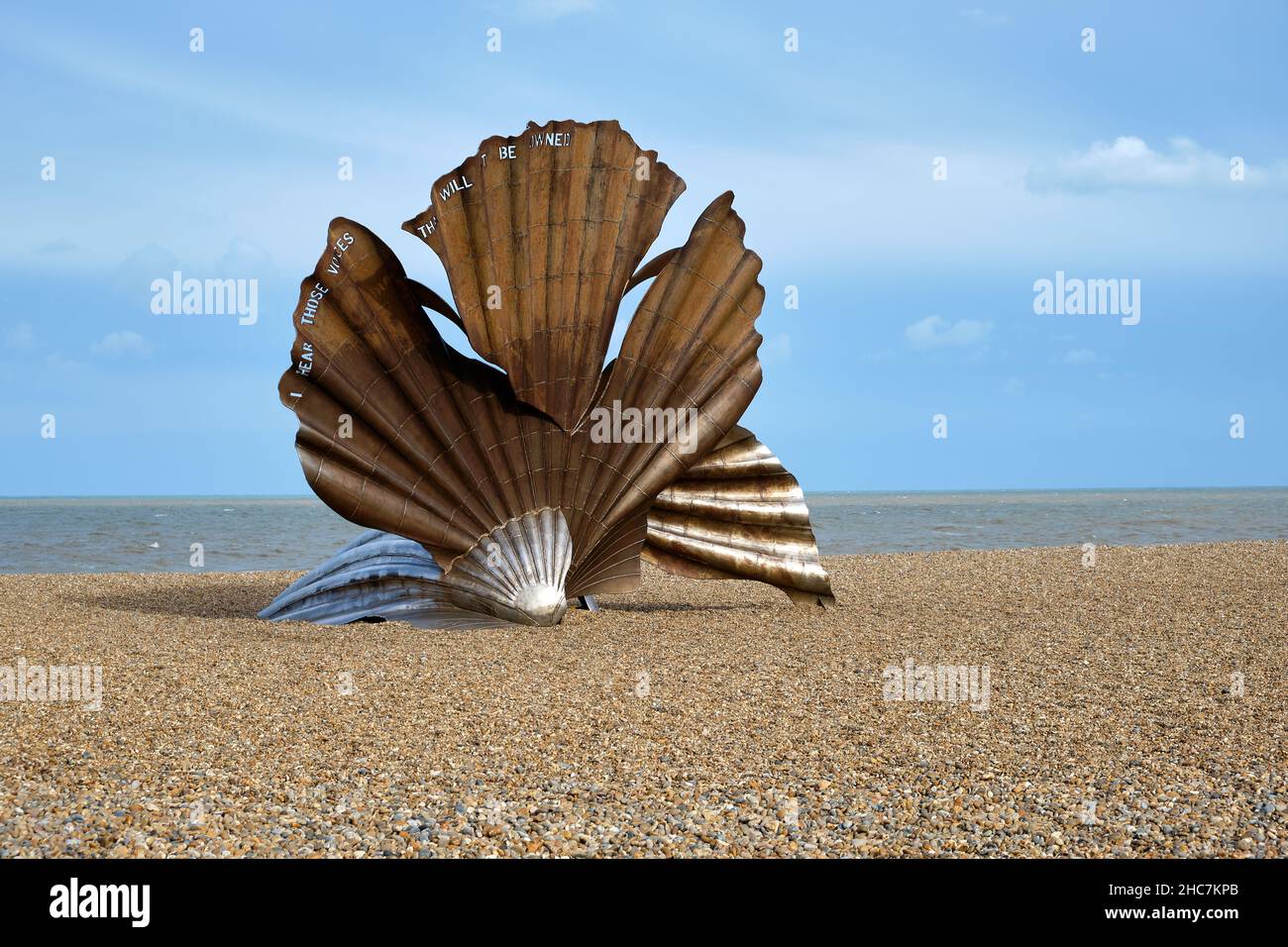 The Scallop Aldeburgh Beach Landscape view Stock Photo - Alamy