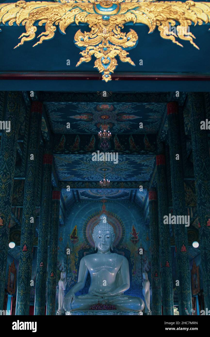 Wat Rong Seur Ten Mueang Thailand Stock Photo - Alamy