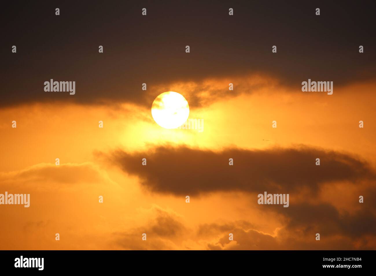 sunrise atmosphere in a tourist village famous for its beautiful ...