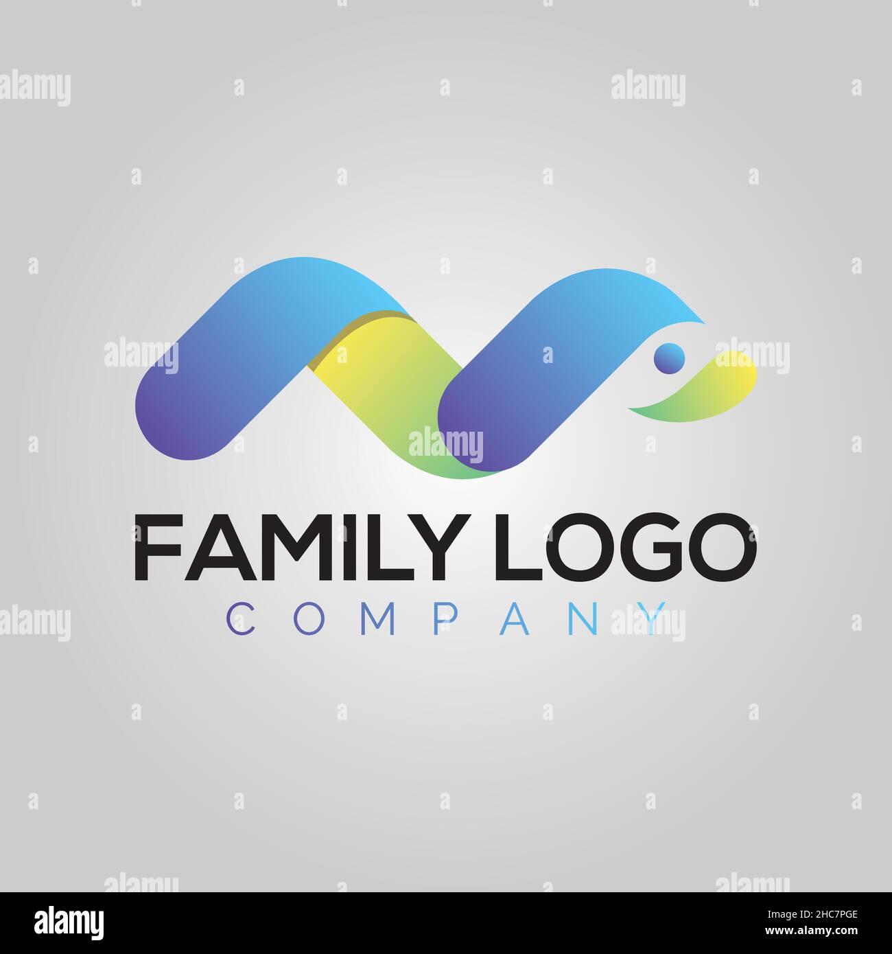 Letter M caring community concept family logo Stock Vector Image & Art ...
