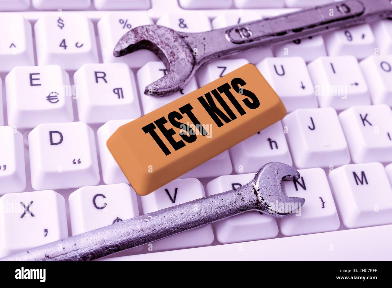 Handwriting text Test Kits. Business idea tools used to detect the ...