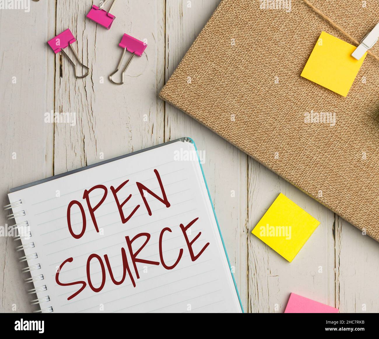 Hand writing sign Open Source. Internet Concept contains the source code that can be modified ...