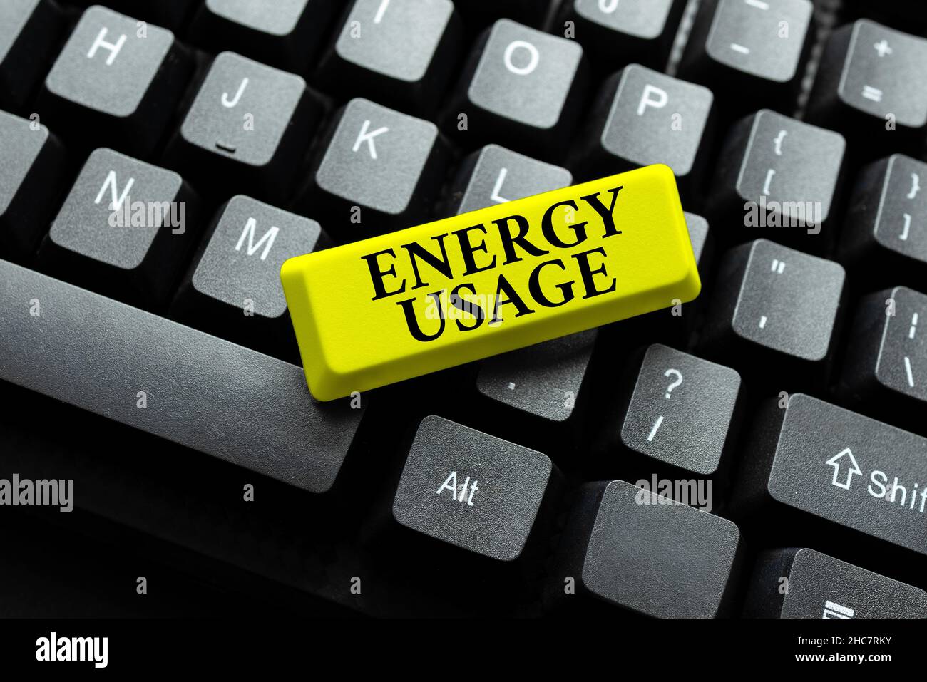 Hand writing sign Energy Usage. Business idea Amount of energy consumed ...