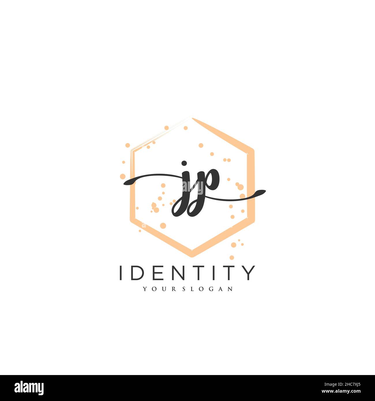 JP Handwriting logo vector art of initial signature, wedding, fashion ...