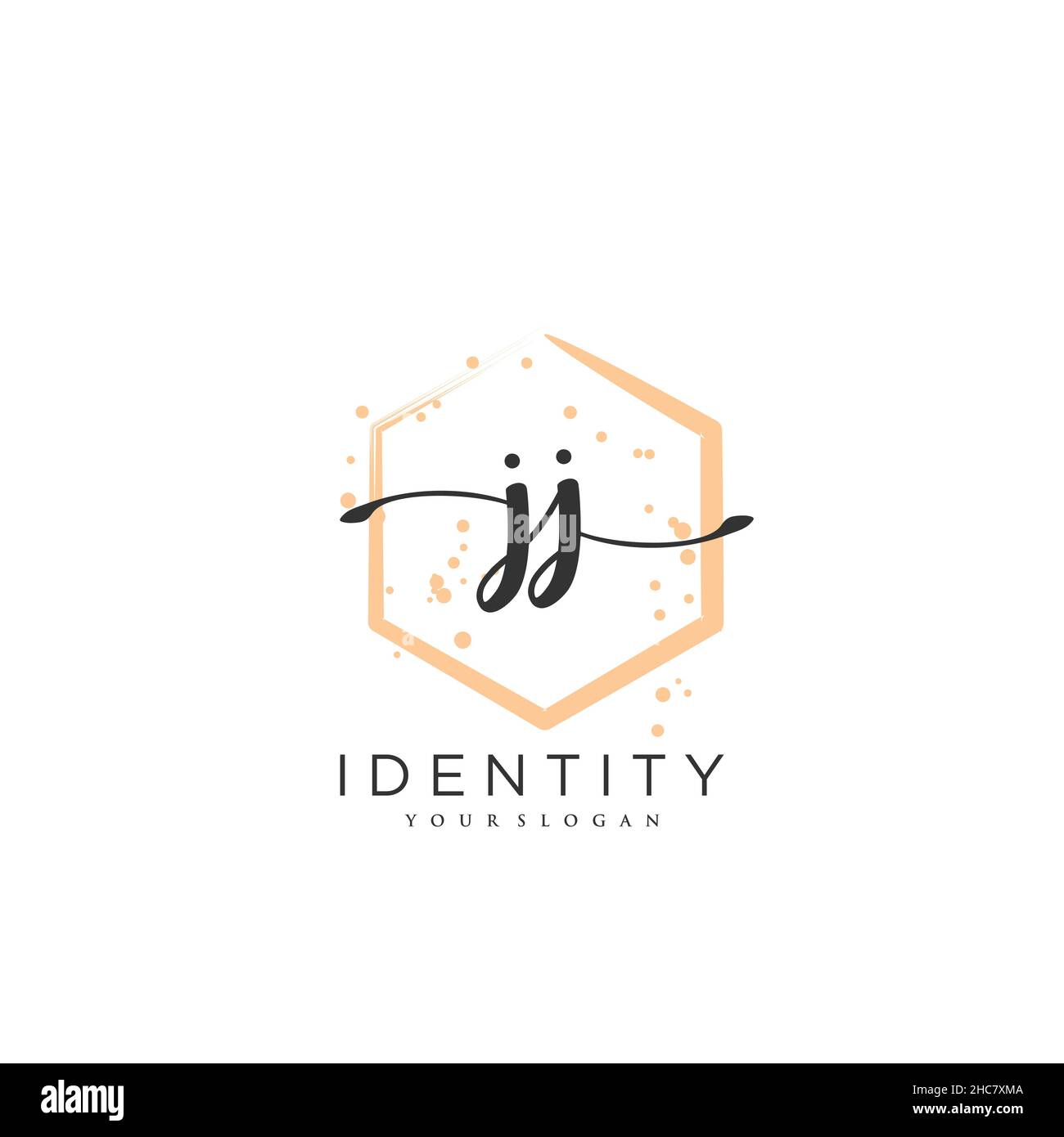 JJ Handwriting logo vector art of initial signature, wedding, fashion ...